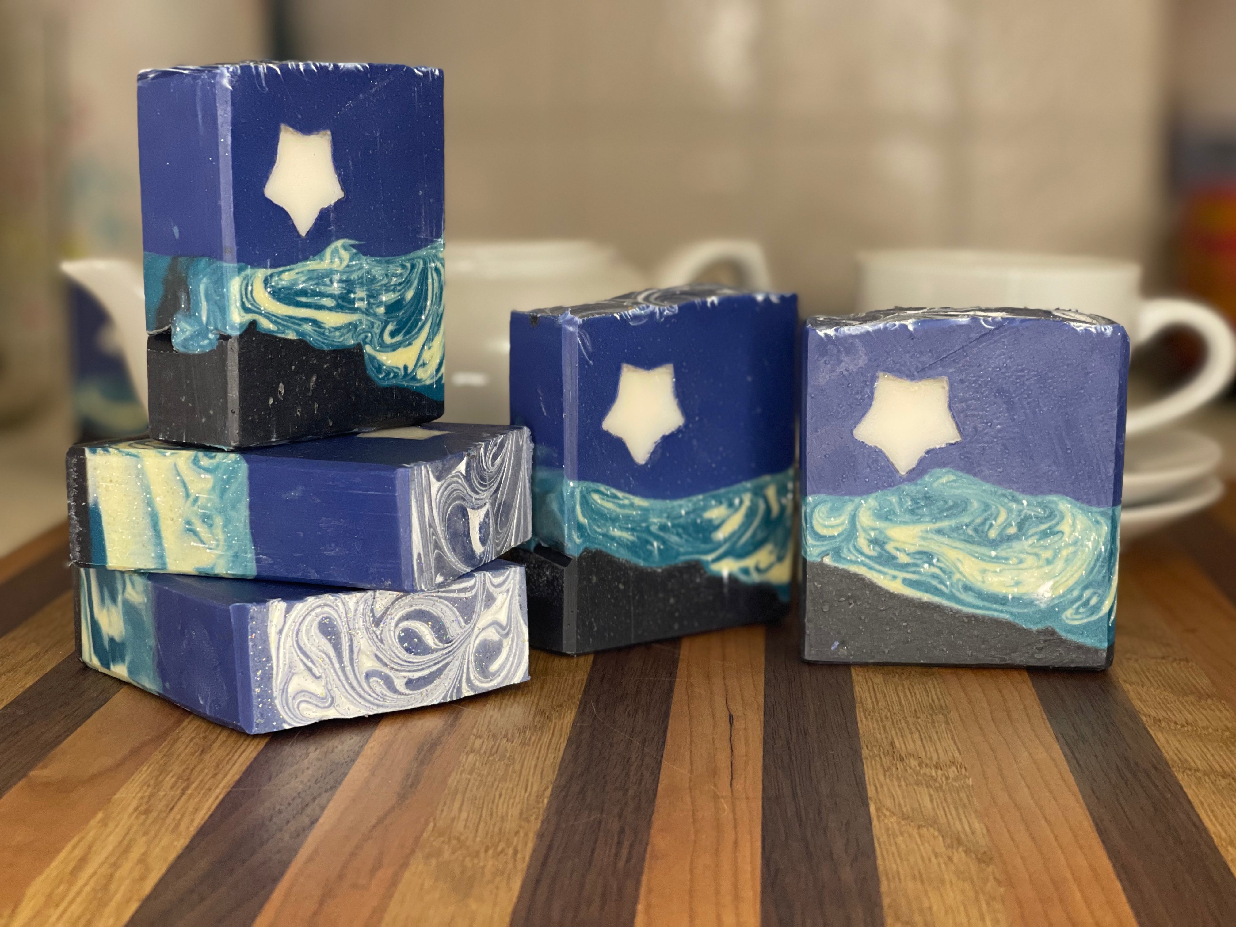 Twinkle Twinkle Mural Bar Soap - AmaraBee Apothecary | Organic | Handm